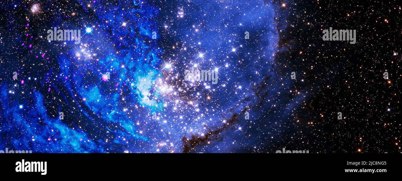 High quality space background. explosion supernova. Bright Star Nebula ...