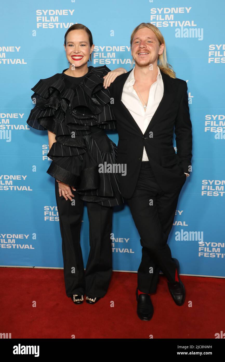 Sydney, Australia. 11th June 2022. Cast members Krew Boylan and Daniel ...