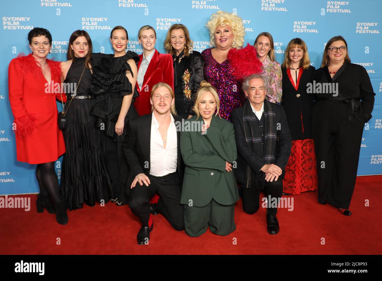 Sydney, Australia. 11th June 2022. Cast and crew from the film arrive ...