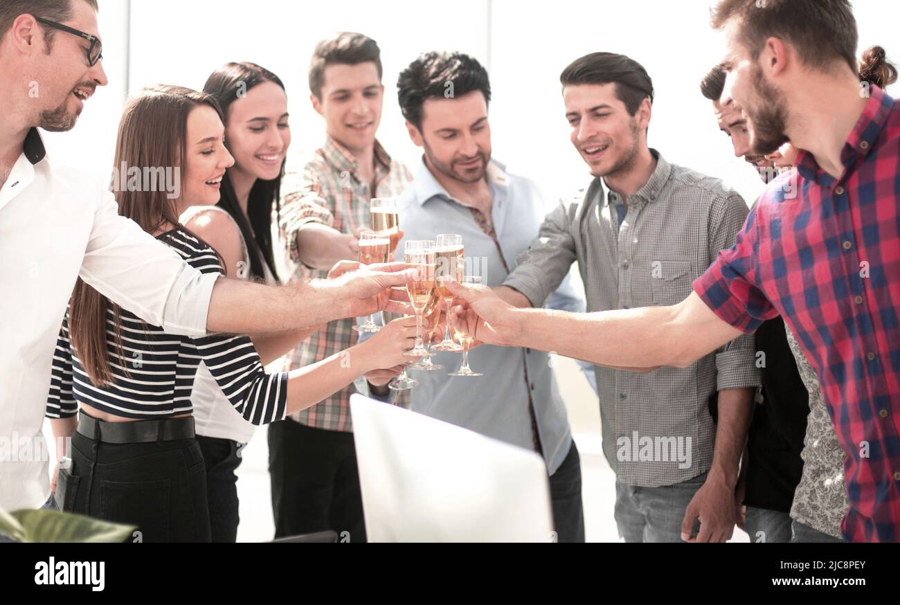 creative business team celebrates their success Stock Photo - Alamy