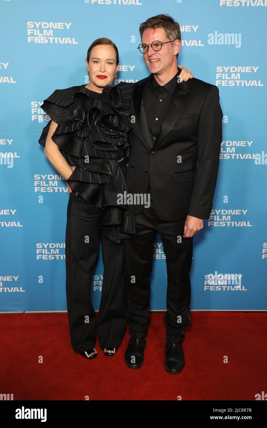 Sydney, Australia. 11th June 2022. Krew Boylan and husband Andrew Baud ...