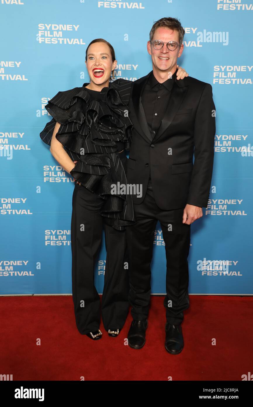 Sydney, Australia. 11th June 2022. Krew Boylan and husband Andrew Baud ...