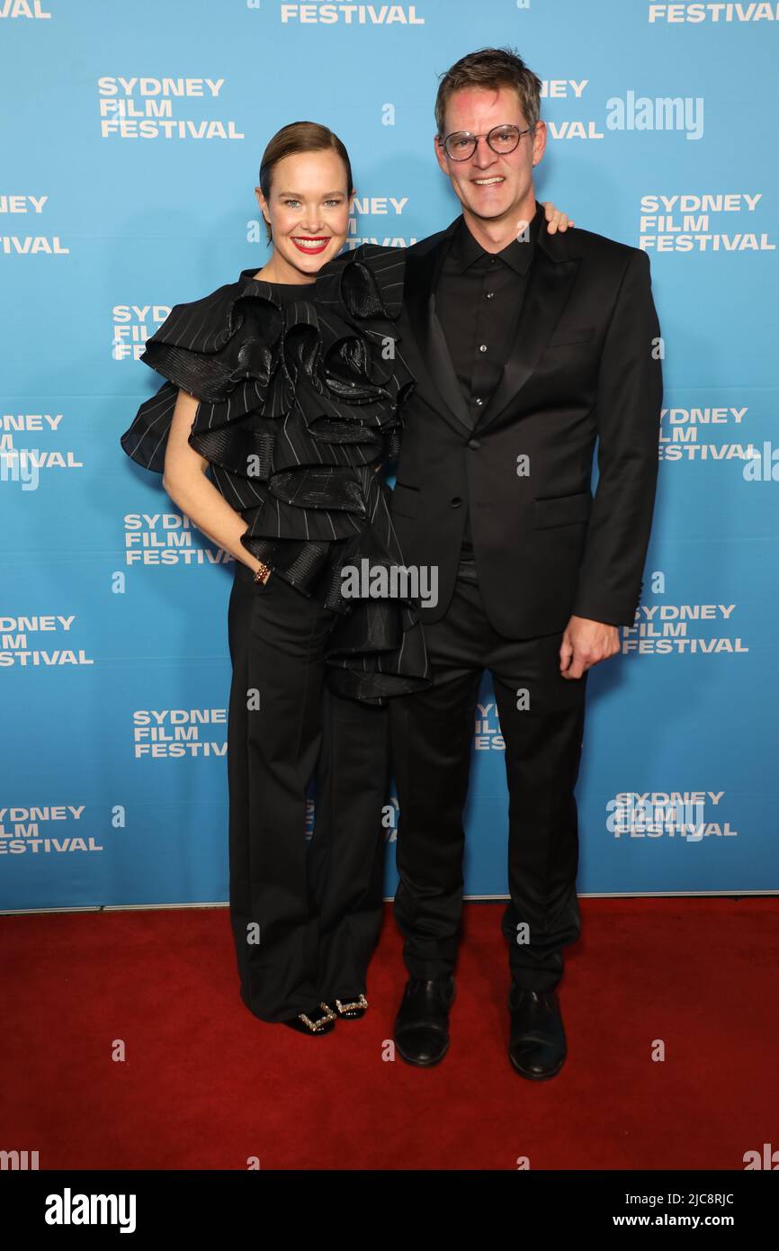 Sydney, Australia. 11th June 2022. Krew Boylan and husband Andrew Baud ...