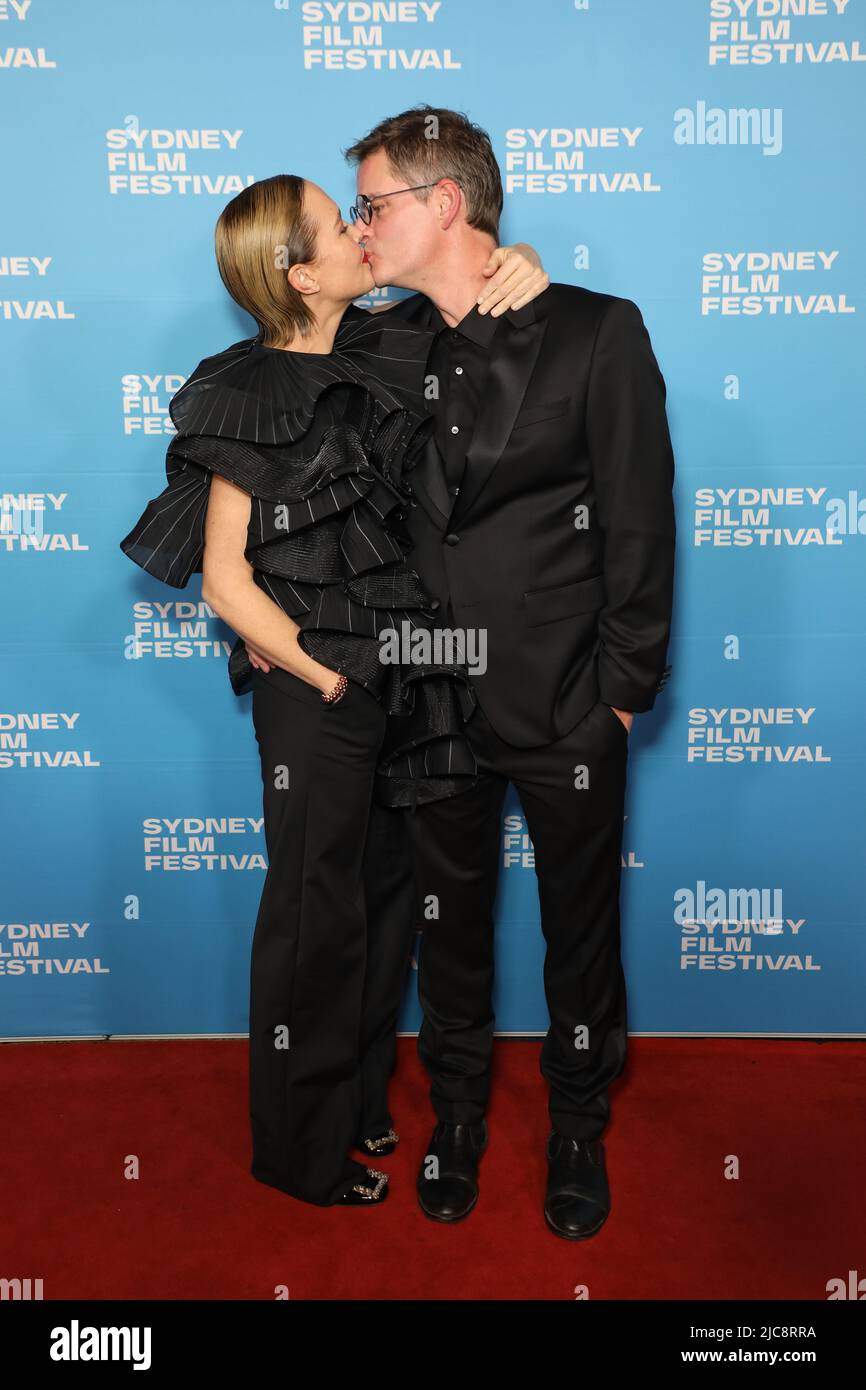 Sydney, Australia. 11th June 2022. Krew Boylan and husband Andrew Baud ...