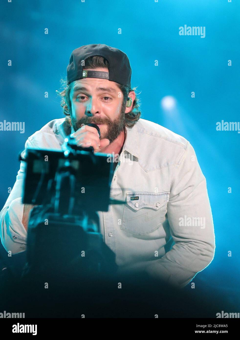 Nashville, TN, USA. 10th June, 2022. Thomas Rhett on stage for CMA Fest ...