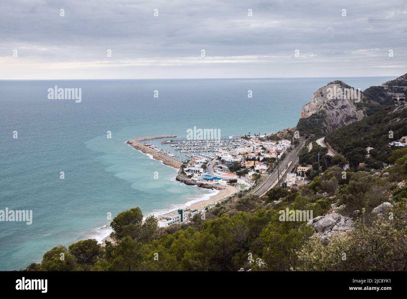 Barcelona garraf beach hi-res stock photography and images - Alamy