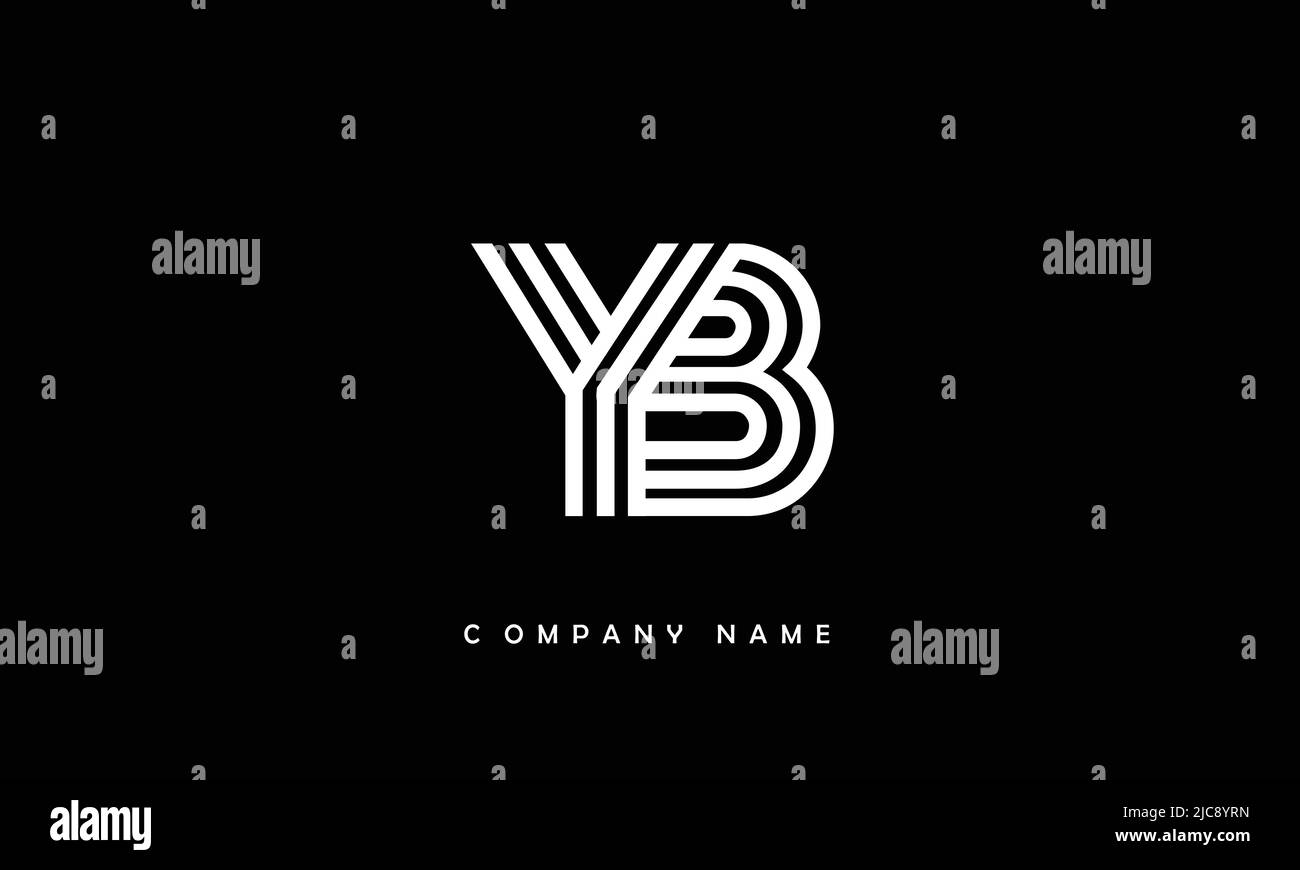 YB, BY Alphabets Letters Logo Monogram Stock Vector Image & Art - Alamy