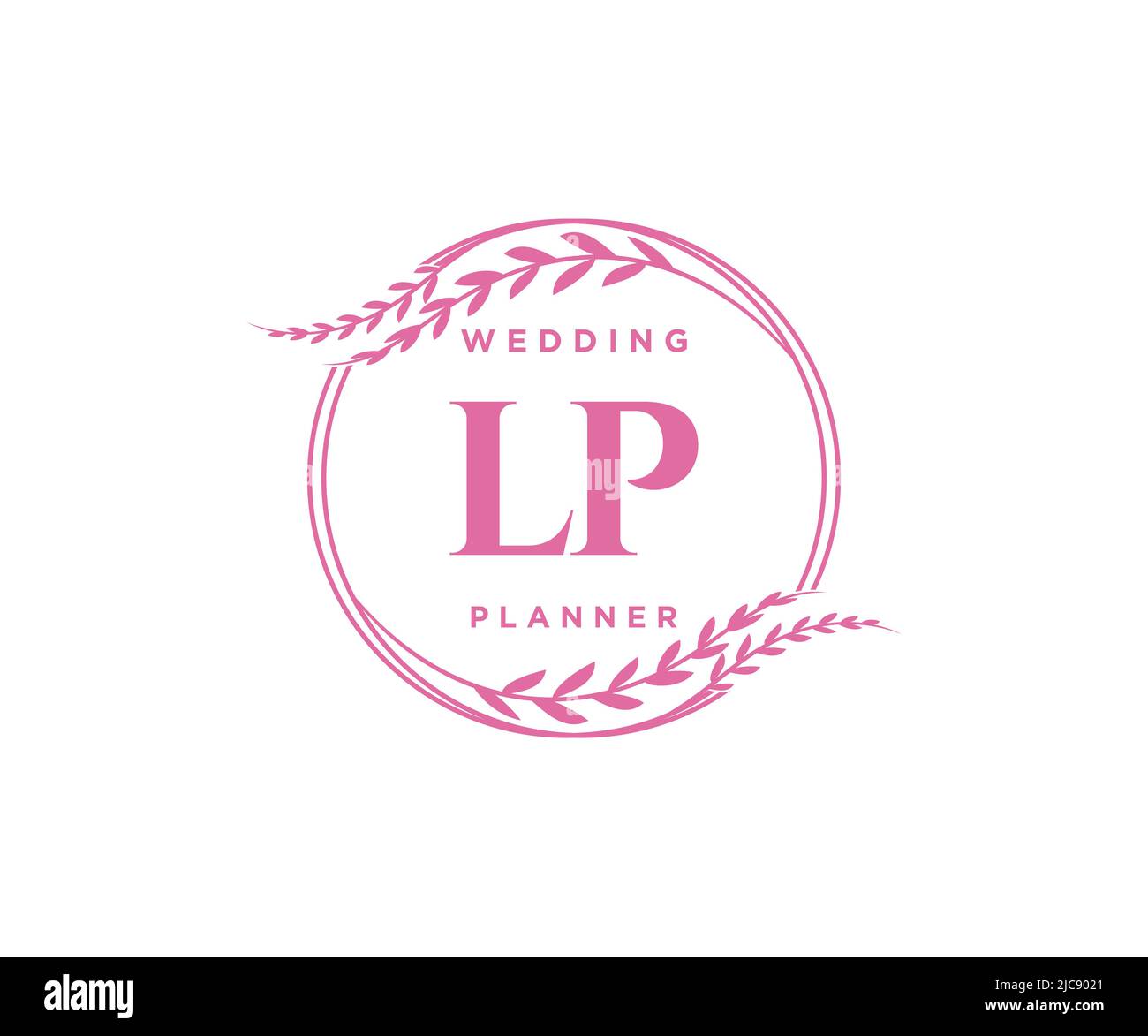 LP Initials letter Wedding monogram logos collection, hand drawn modern ...