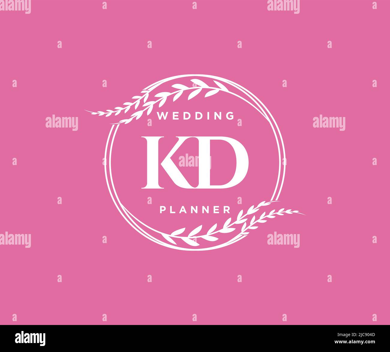 KD Initials letter Wedding monogram logos collection, hand drawn modern ...