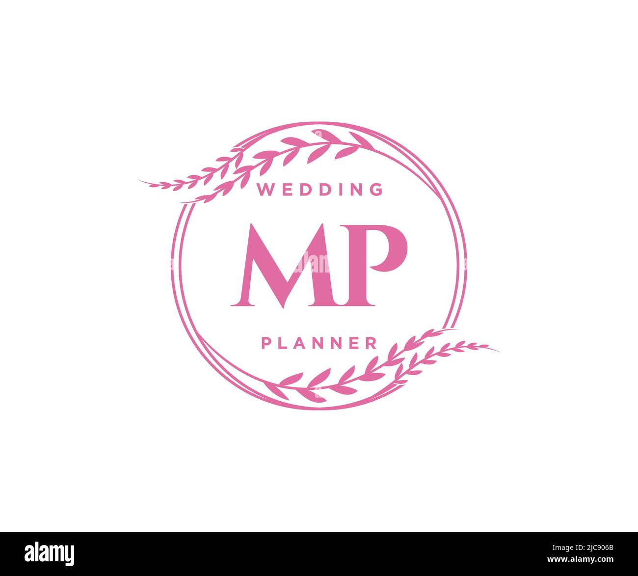 MP Initials letter Wedding monogram logos collection, hand drawn modern ...