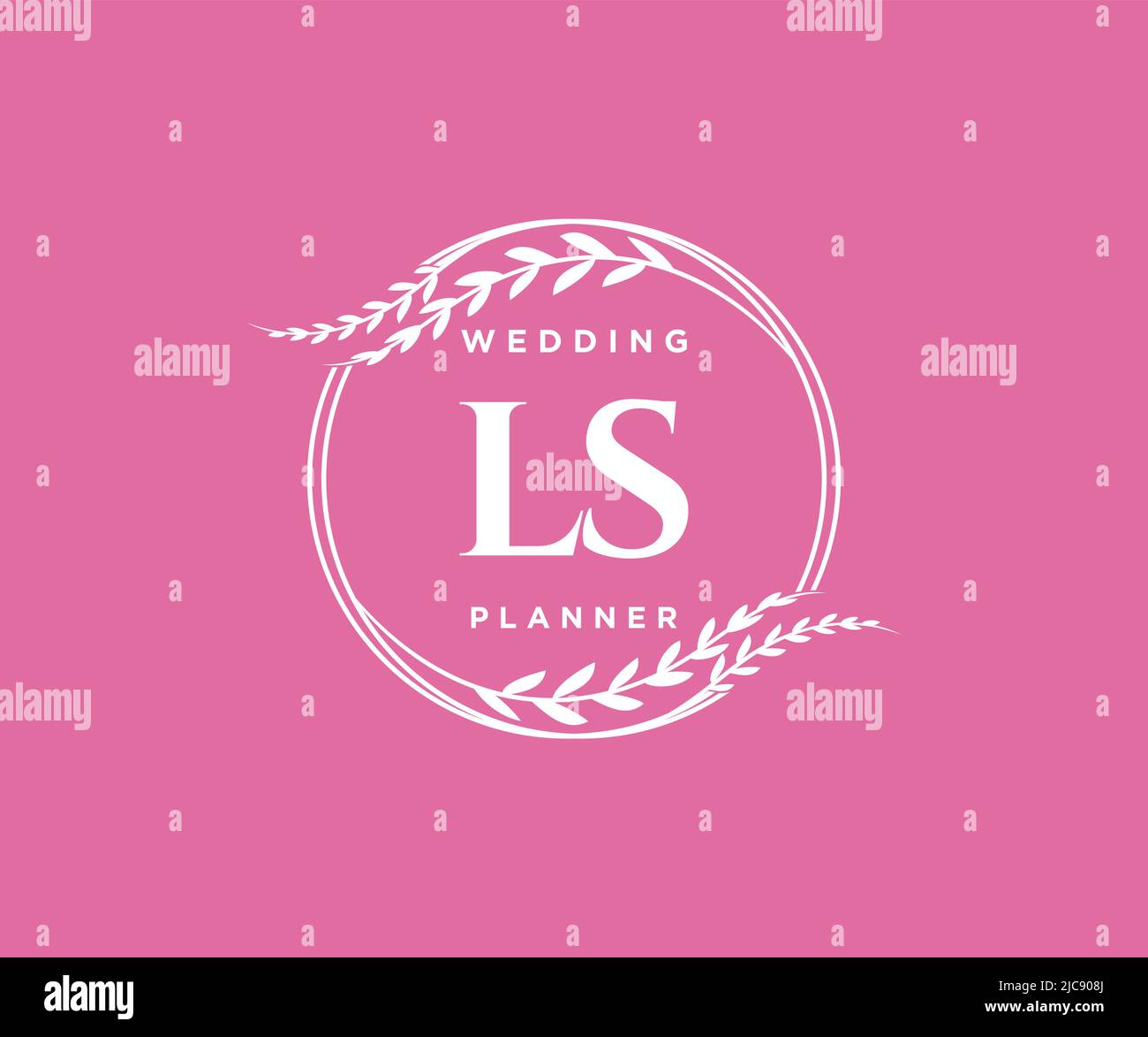 LS Initials letter Wedding monogram logos collection, hand drawn modern minimalistic and floral ...
