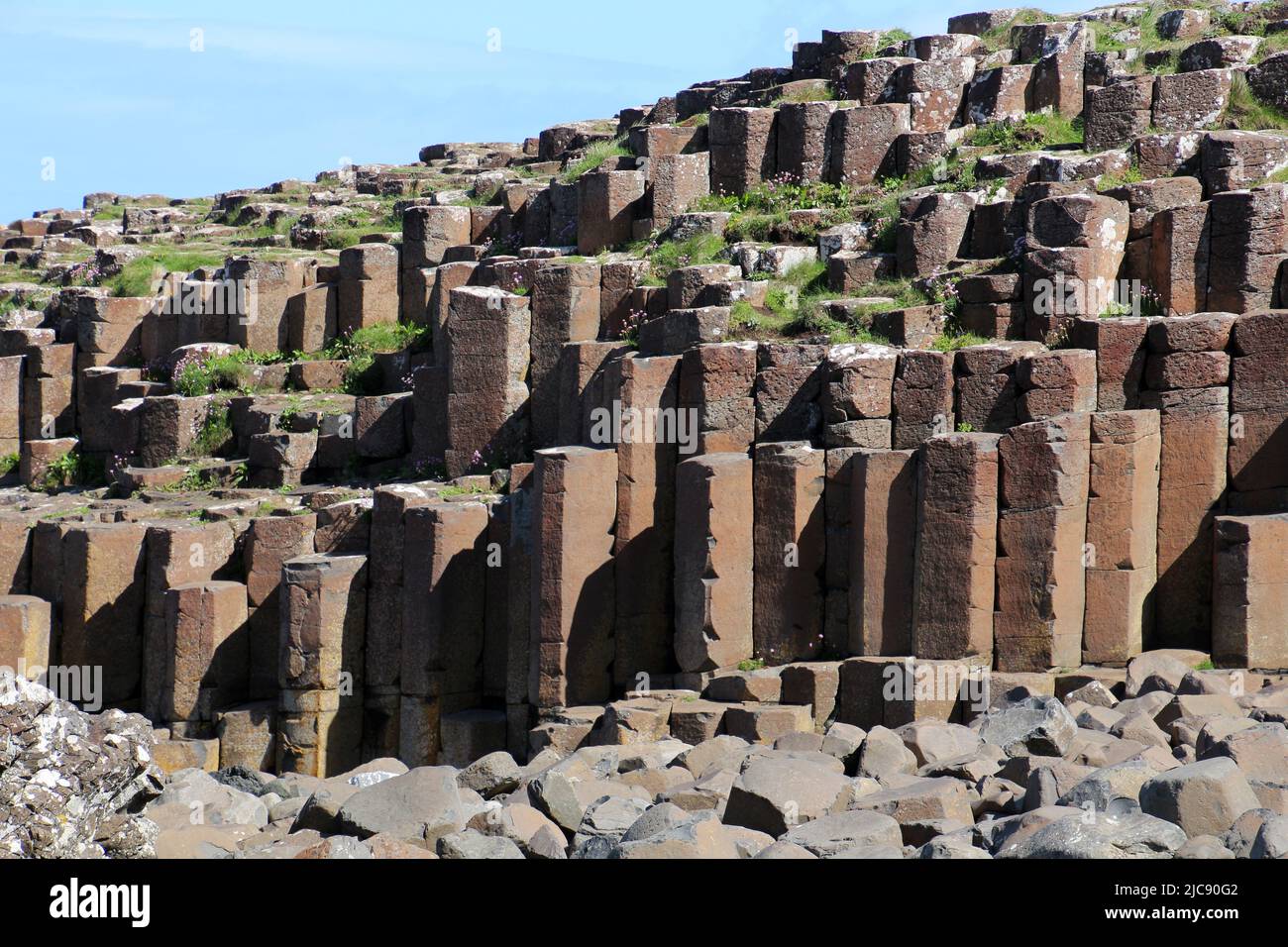 Giant's Causeway on the coast of Northern Ireland Stock Photo - Alamy