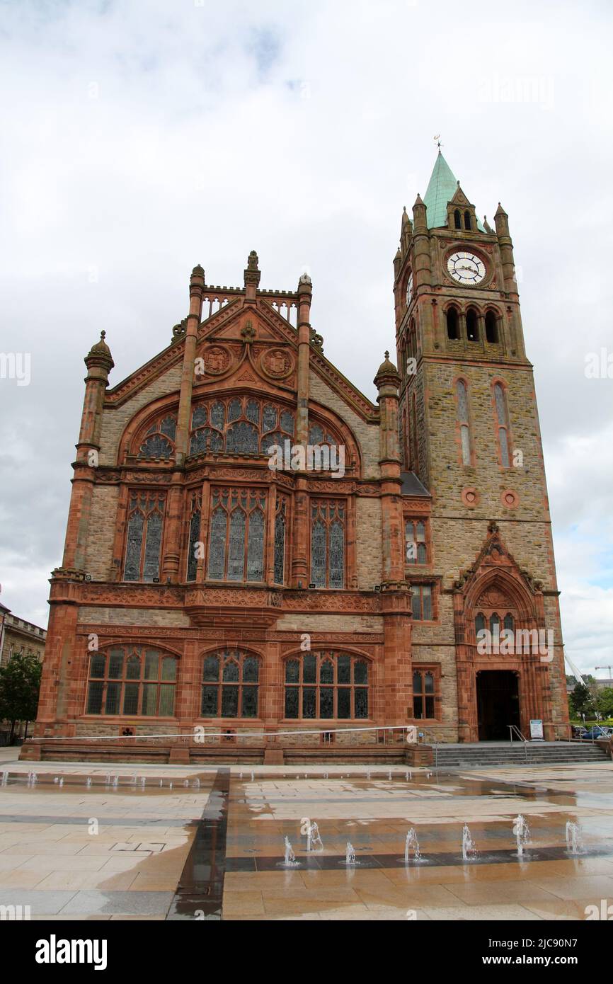 The Guildhall in Derry-Londonderry, Northern Ireland Stock Photo - Alamy
