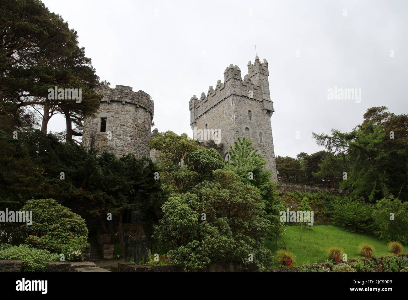 Glenveagh Castle in County Donegal, Ireland Stock Photo - Alamy