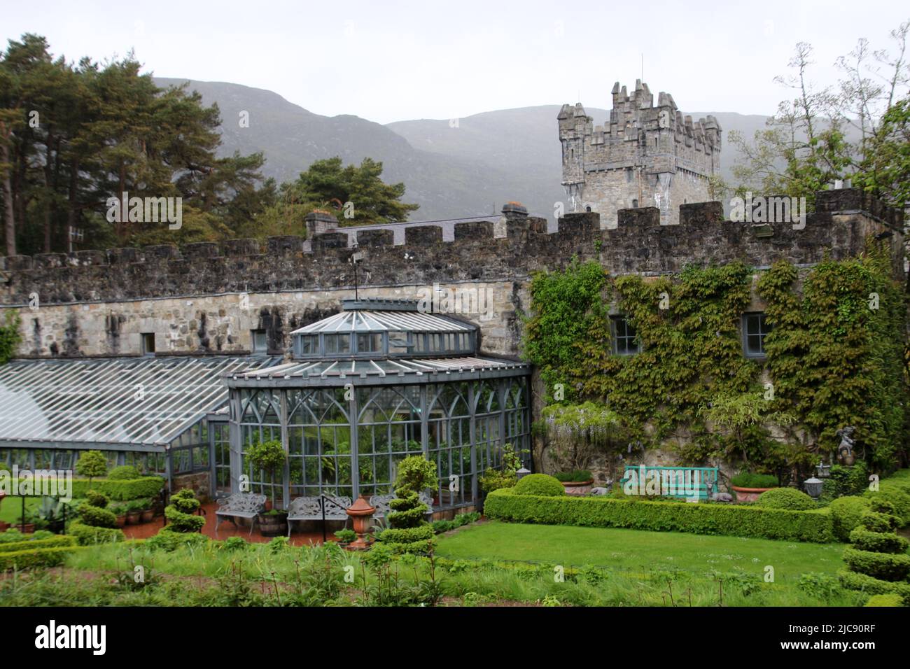 Glenveagh castle in county hi-res stock photography and images - Alamy