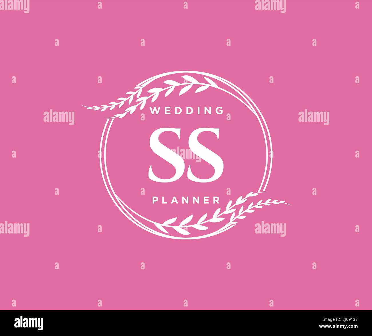 SS Initials letter Wedding monogram logos collection, hand drawn modern ...