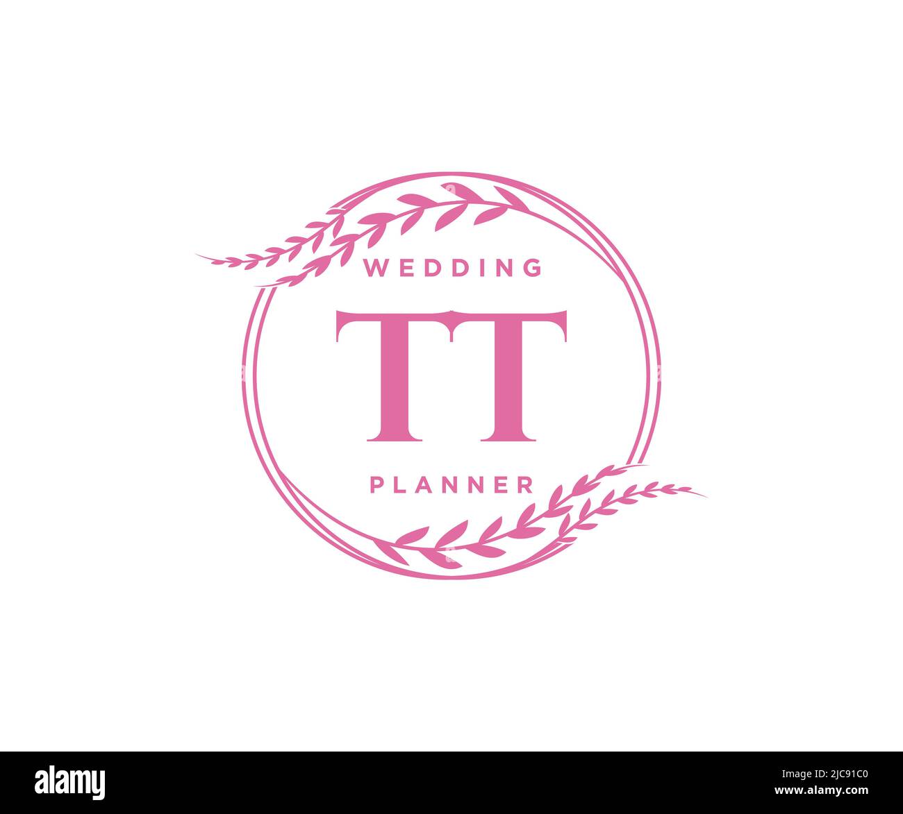TT Initials letter Wedding monogram logos collection, hand drawn modern ...