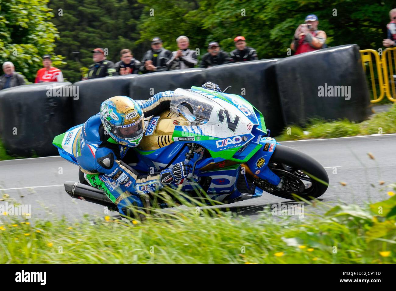Douglas, Isle Of Man. 11th June, 2022. Dean Harrison (1000 Kawasaki ...