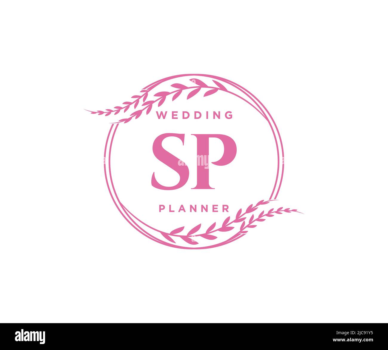 SP Initials letter Wedding monogram logos collection, hand drawn modern ...