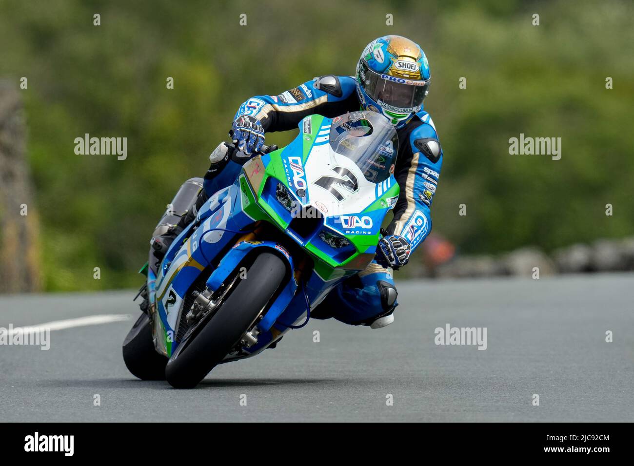 Douglas, Isle Of Man. 11th June, 2022. Dean Harrison (1000 Kawasaki ...
