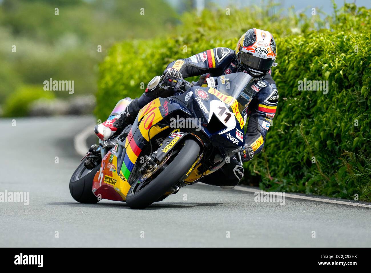 Douglas, Isle Of Man. 11th June, 2022. Conor Cummins (1000 Honda ...