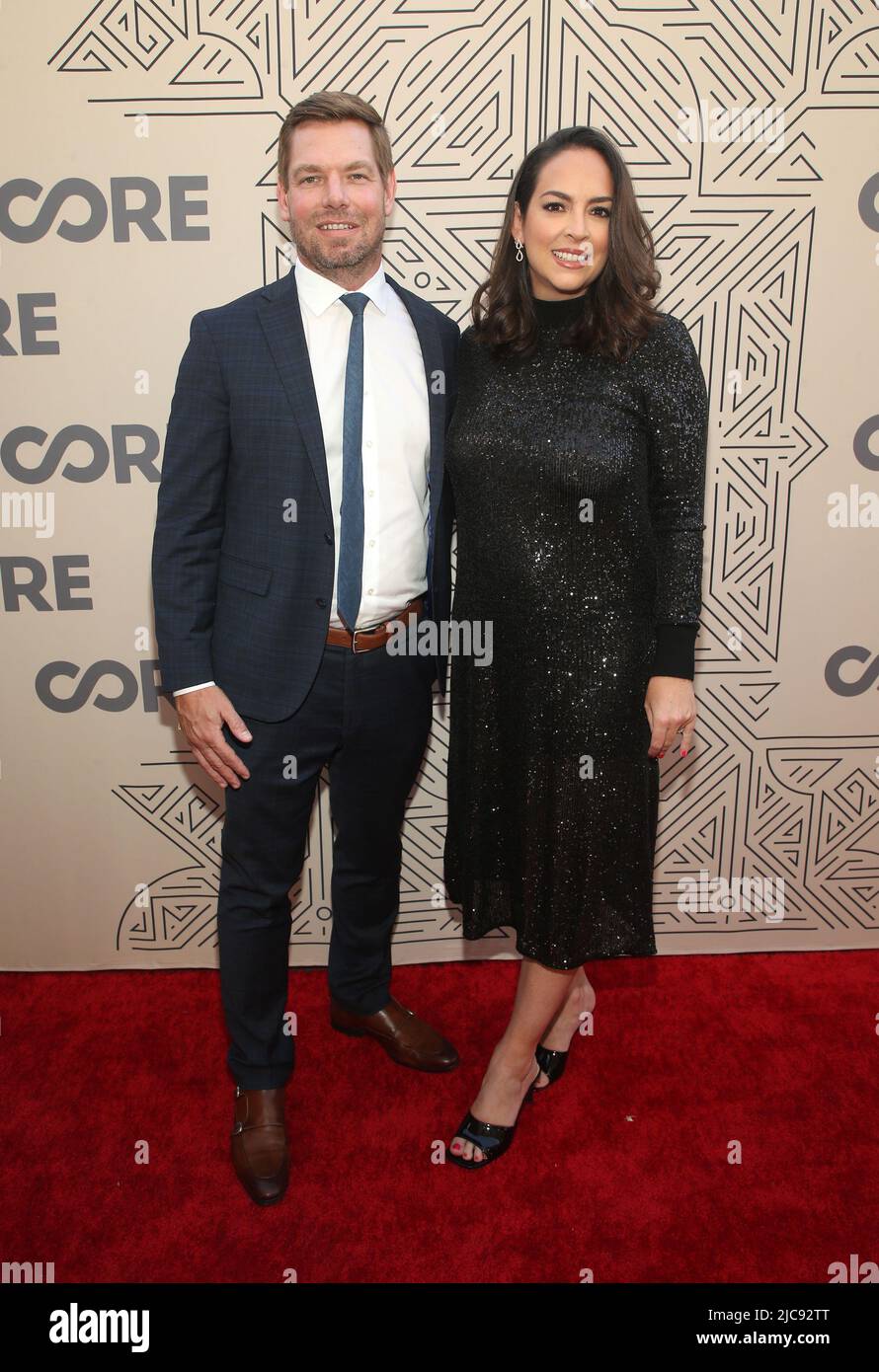 Los Angeles, Ca. 10th June, 2022. Congressman Eric Swalwell, Brittany ...