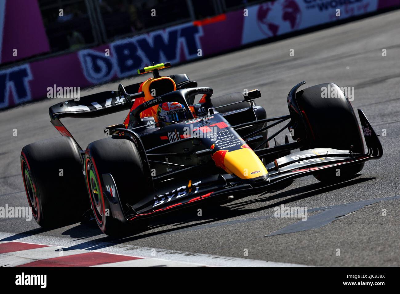 Sergio Perez (MEX) Red Bull Racing RB18. 11.06.2022. Formula 1 World Championship, Rd 8 ...