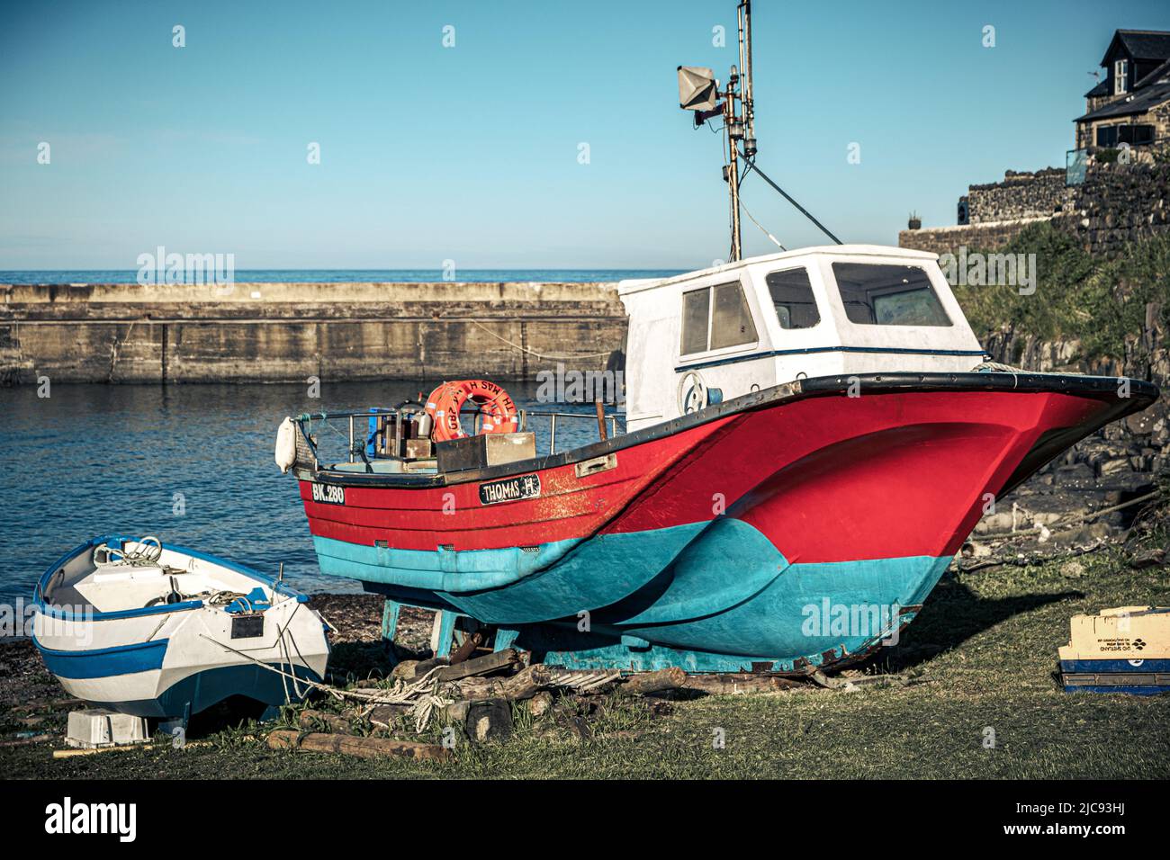 Craster habour hi-res stock photography and images - Alamy