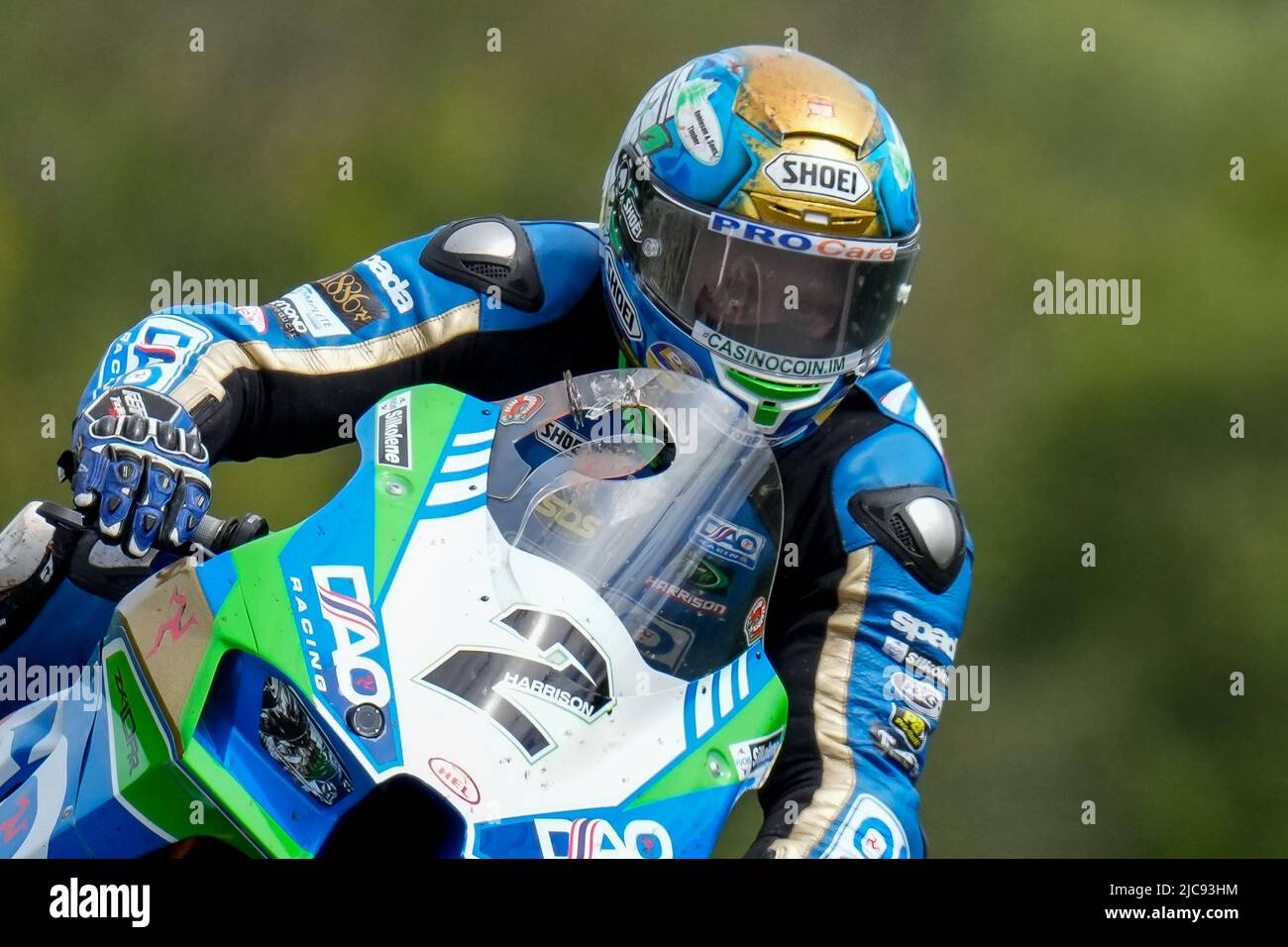 Douglas, Isle Of Man. 11th June, 2022. Dean Harrison (1000 Kawasaki ...