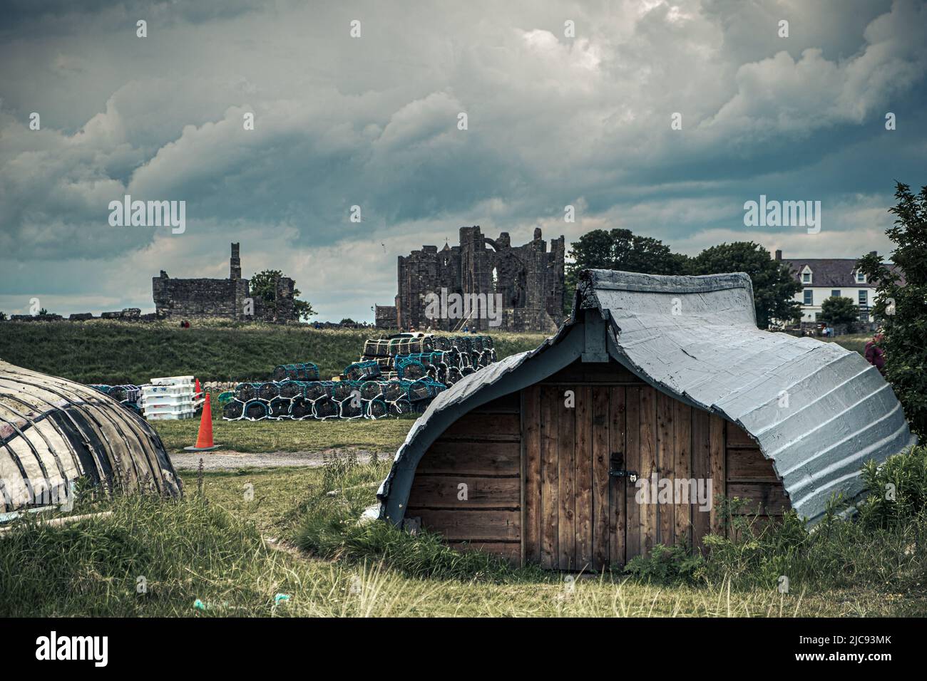 Holy Island, Lindisfarne, Northumberland, England Stock Photo - Alamy