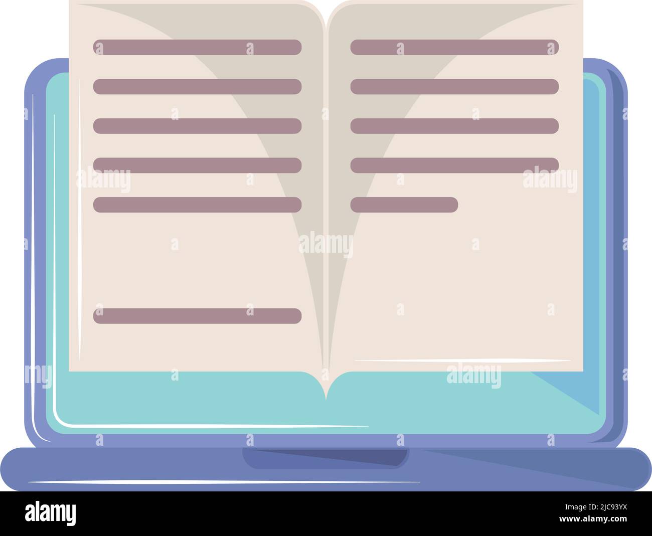 ebook library virtual Stock Vector Image & Art - Alamy