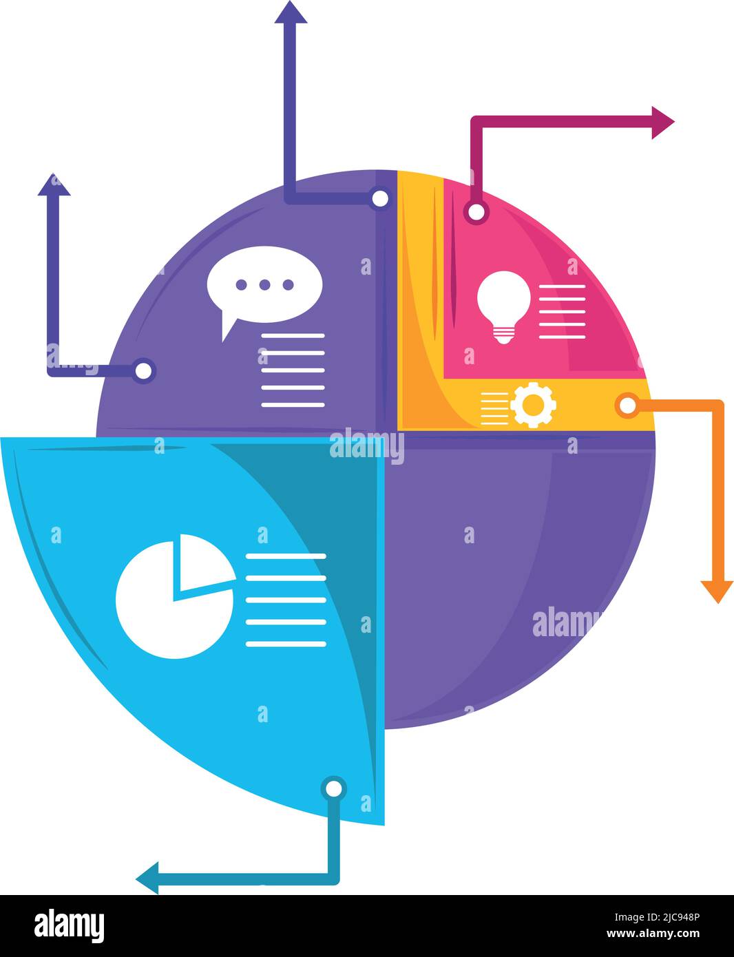 infographic business chart Stock Vector Image & Art - Alamy