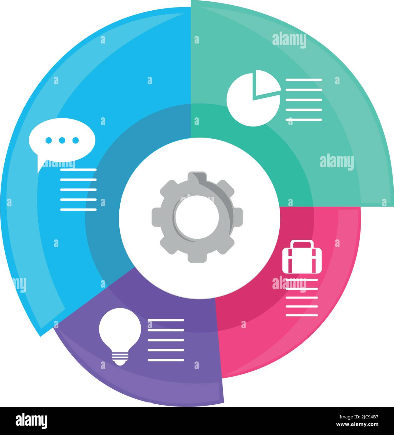 infographic round shape Stock Vector Image & Art - Alamy
