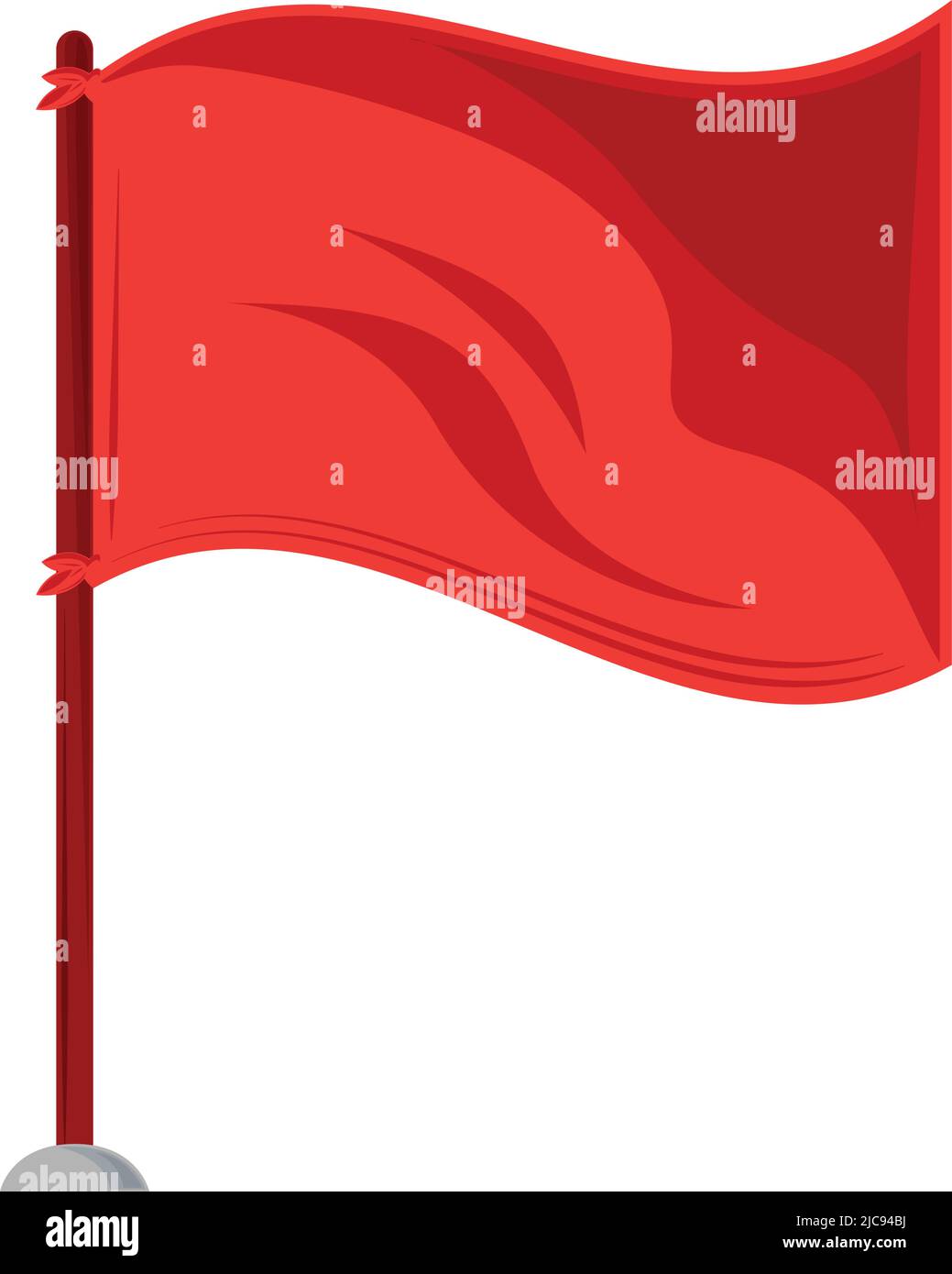 soccer red flag Stock Vector Image & Art - Alamy