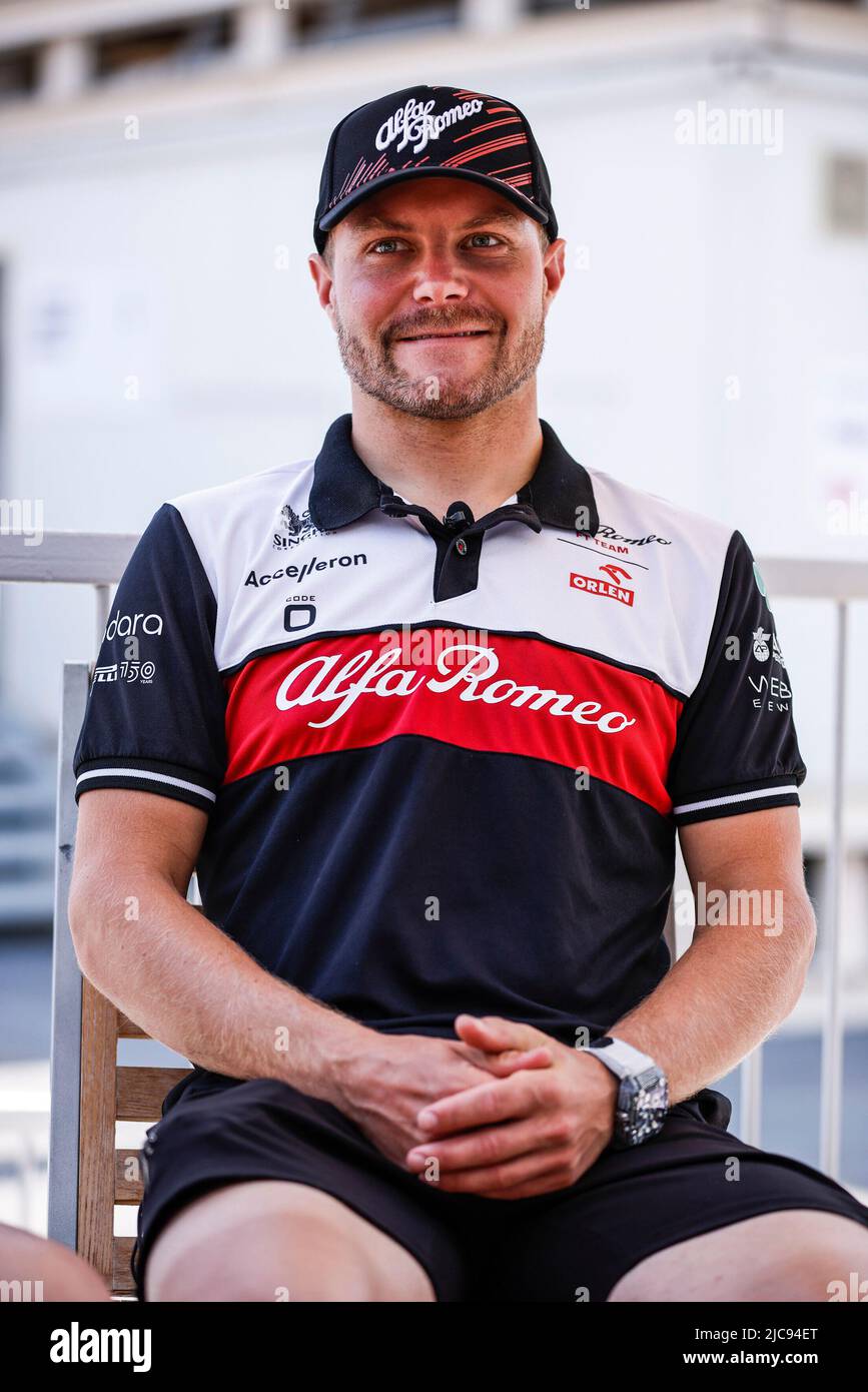 Baku, Azerbaijan. 9th June, 2022. #77 Valtteri Bottas (FIN, Alfa Romeo ...