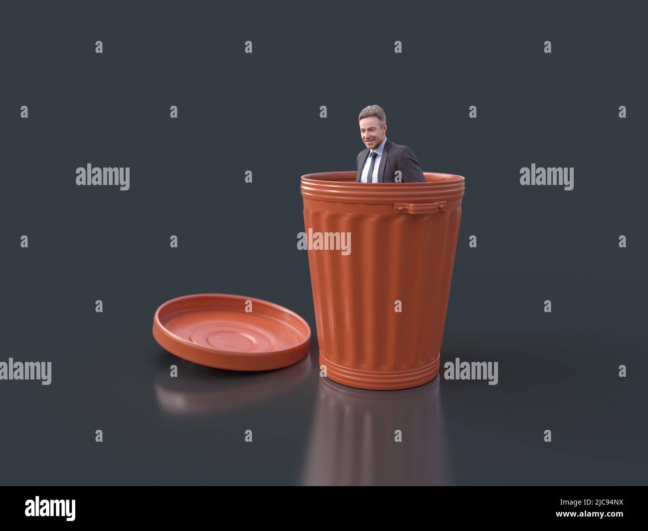 Trash can face hi-res stock photography and images - Alamy