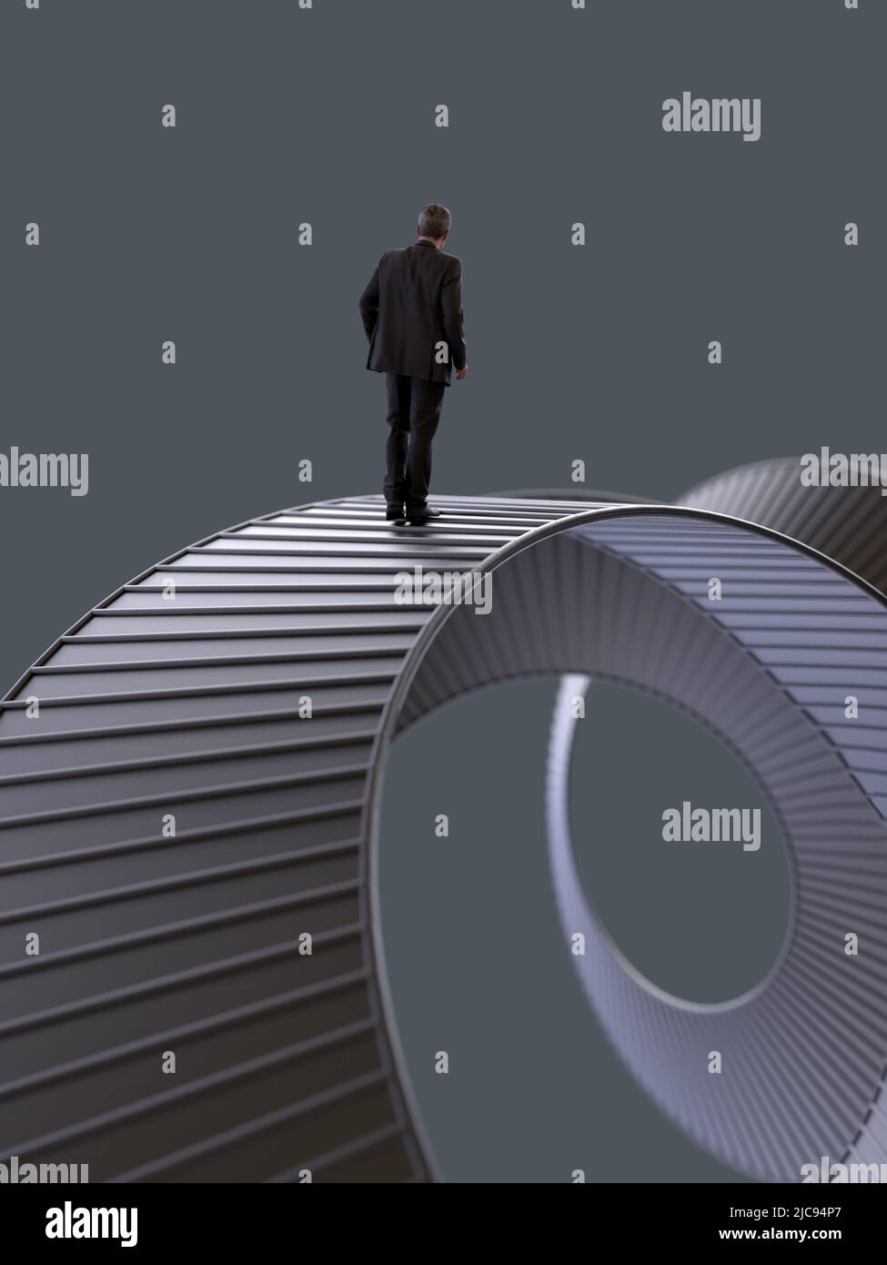 Endless stairs hi-res stock photography and images - Alamy