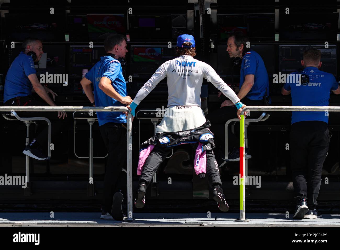 (L to R): Alan Permane (GBR) Alpine F1 Team Trackside Operations ...