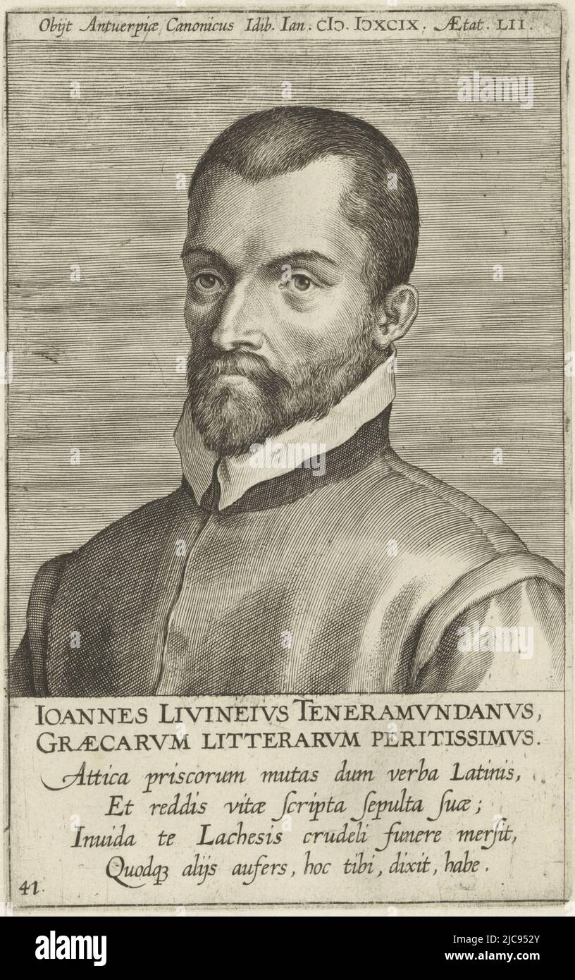 Jan lievens ioannes livineivs teneramvndanvs portraits hi-res stock ...
