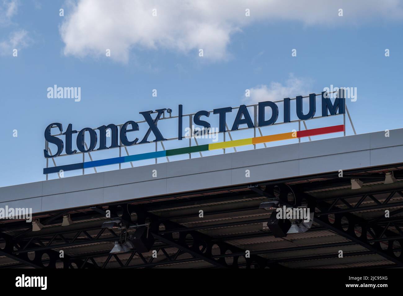 Ground View of StoneX Stadium Stock Photo - Alamy