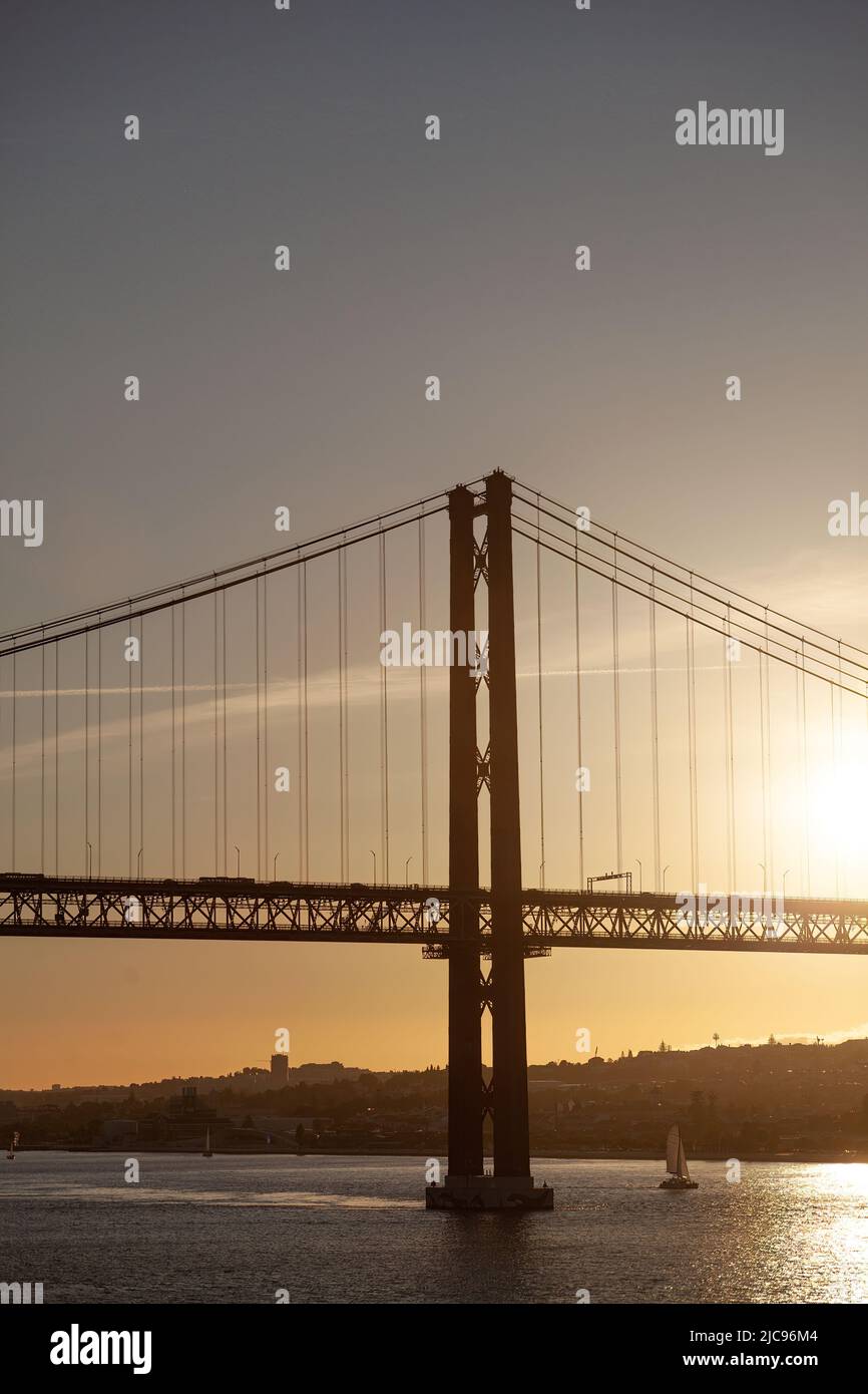 Vasco da Gama Bridge over Tagus river, Lisbon, Portugal Stock Photo - Alamy