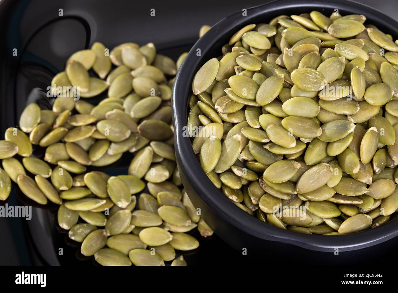 Delicious Raw Organic Pumpkin Seeds Without Shells Stock Photo - Alamy