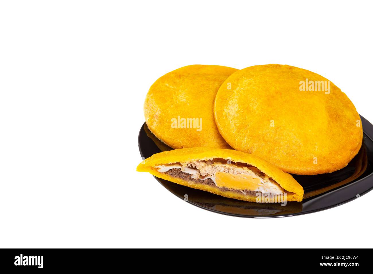 Fried Egg Arepa - Typical Food Of The Caribbean Region Of Colombia ...