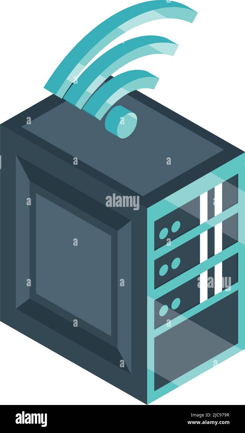 data server wifi Stock Vector Image & Art - Alamy