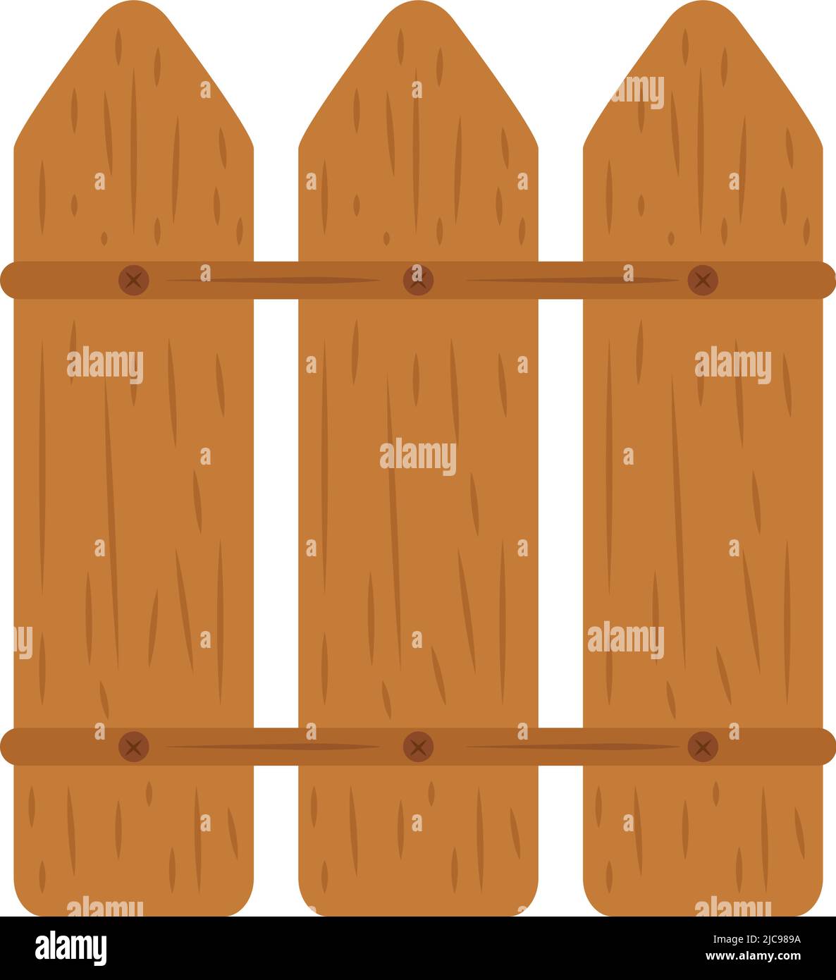 wooden fence cartoon Stock Vector Image & Art - Alamy