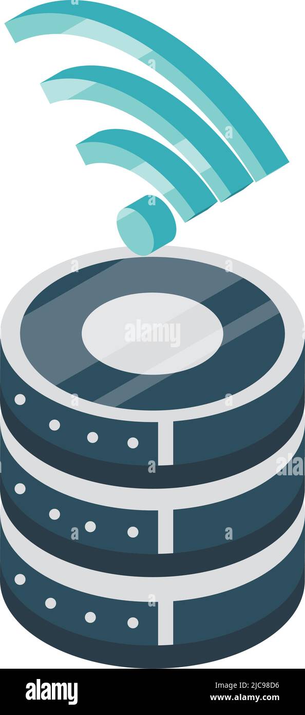 database server wifi Stock Vector Image & Art - Alamy