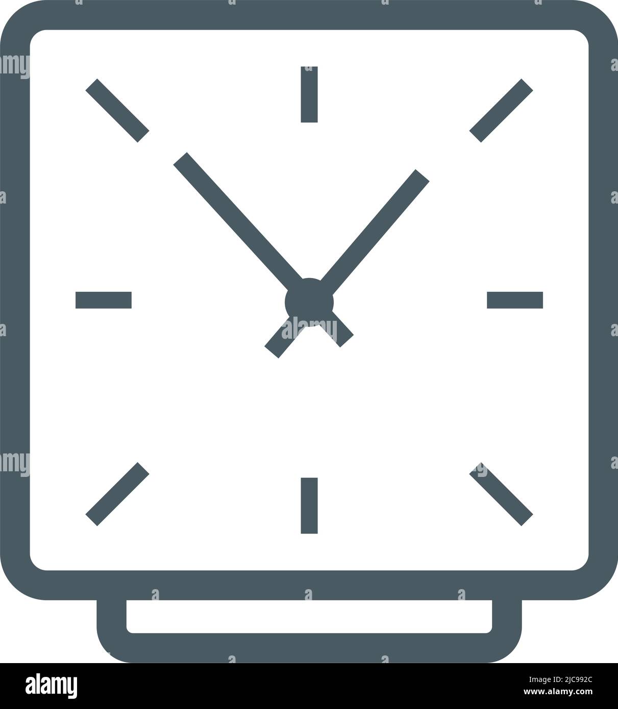 square clock time Stock Vector Image & Art - Alamy