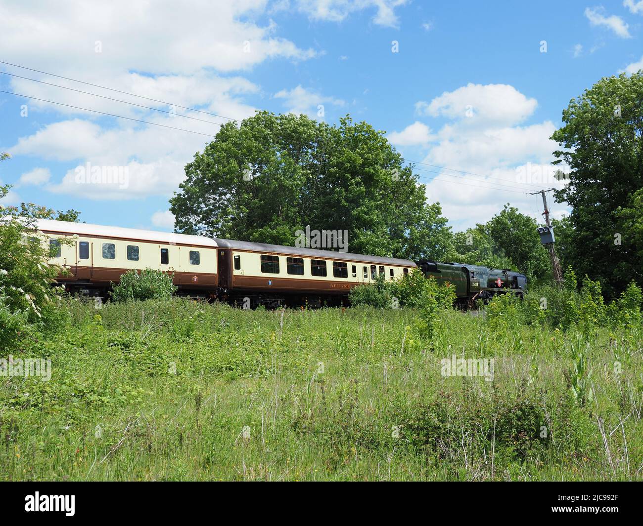 Sittingbourne, Kent, UK. 11th June, 2022. The 'Clan Line' historic ...