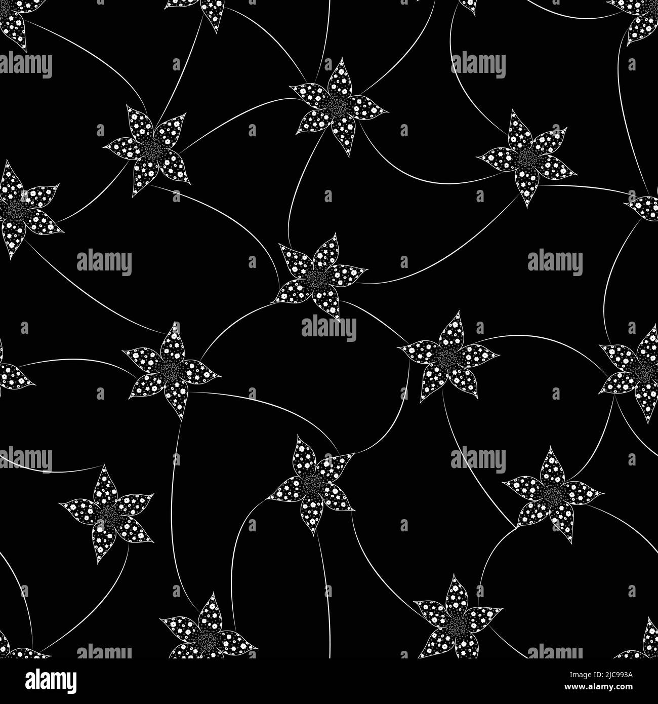 Tiny white color flower Stock Vector Images - Alamy