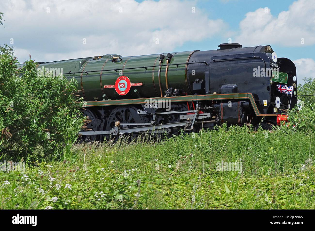 Sittingbourne, Kent, UK. 11th June, 2022. The 'Clan Line' historic ...